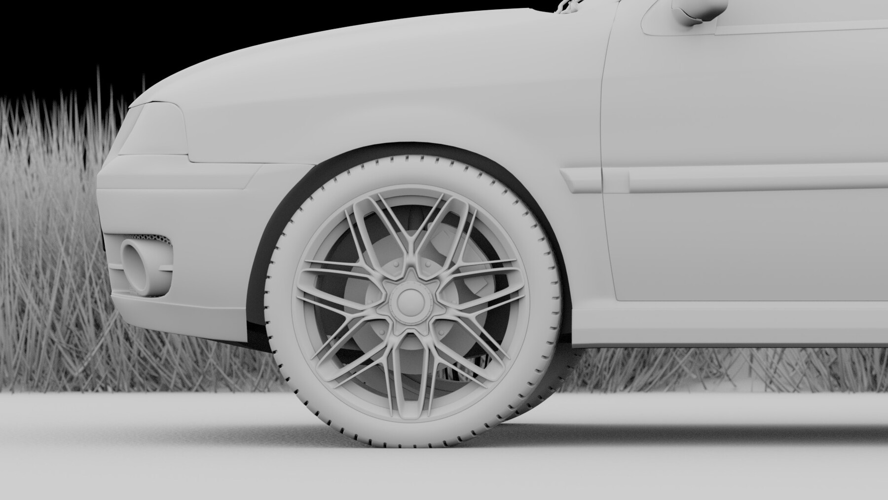 ArtStation - vw parati VR6 | Resources