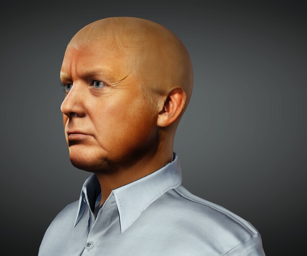 ArtStation - Donald Trump / former us president with blendshape and ...