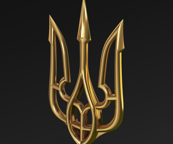 ArtStation - Stylized Ukrainian Tryzub M 2 | Resources