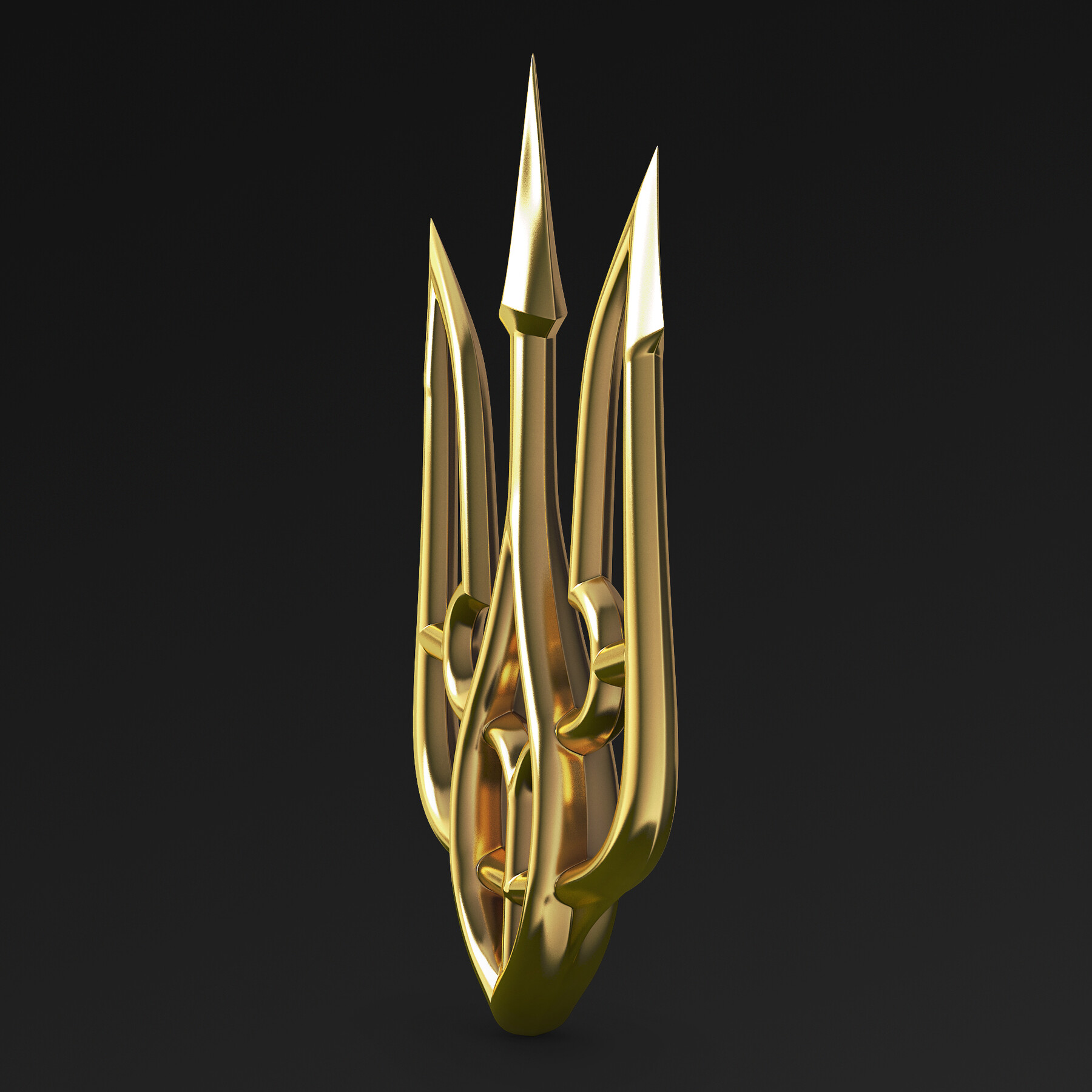 ArtStation - Stylized Ukrainian Tryzub M 2 | Resources