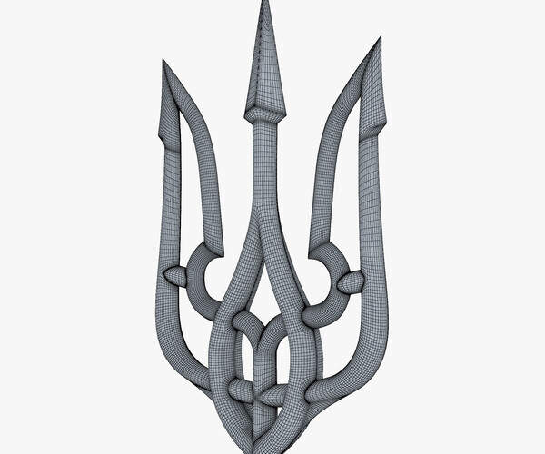 ArtStation - Stylized Ukrainian Tryzub M 2 | Resources