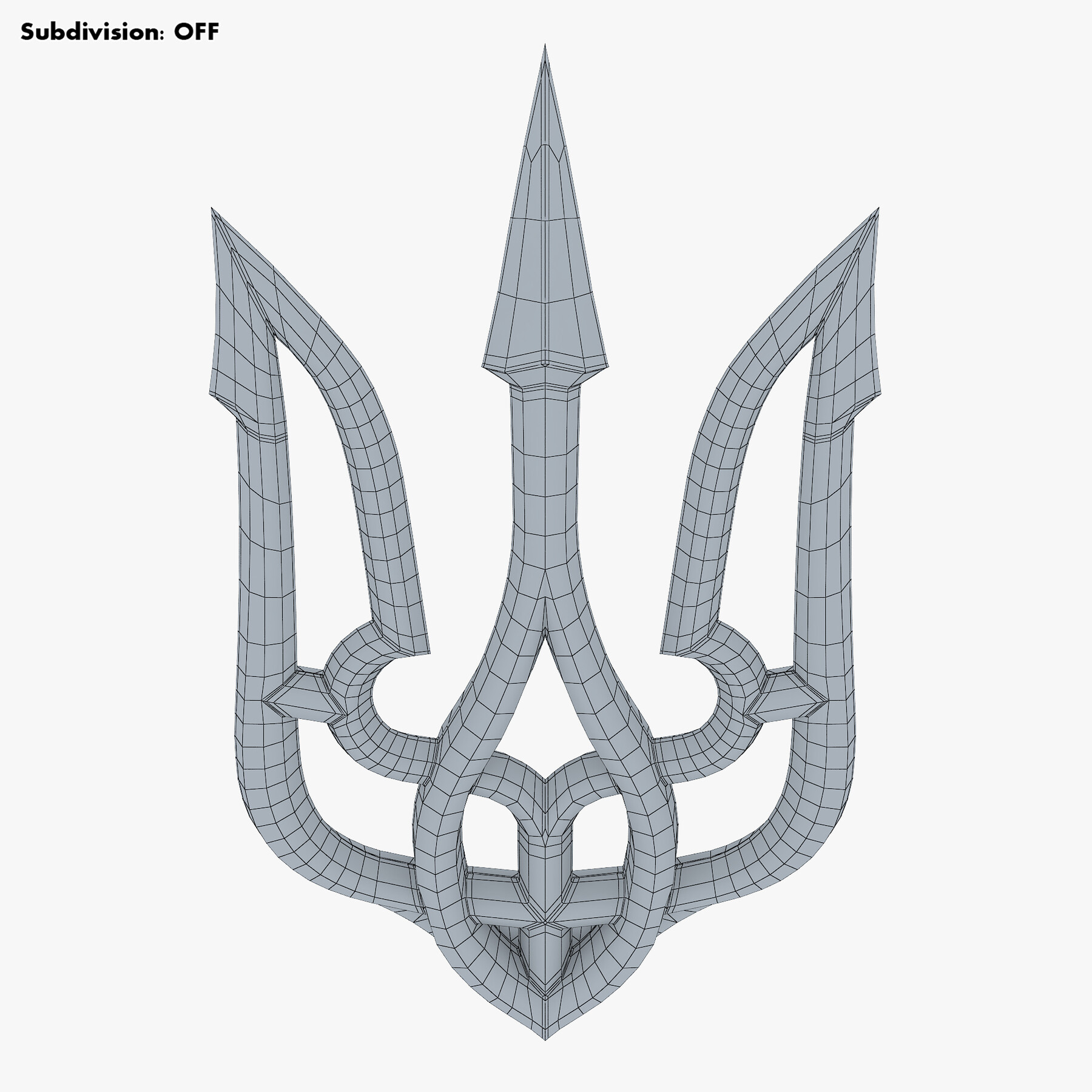 ArtStation - Stylized Ukrainian Tryzub M 2 | Resources