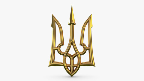 ArtStation - Stylized Ukrainian Tryzub M 3 | Resources