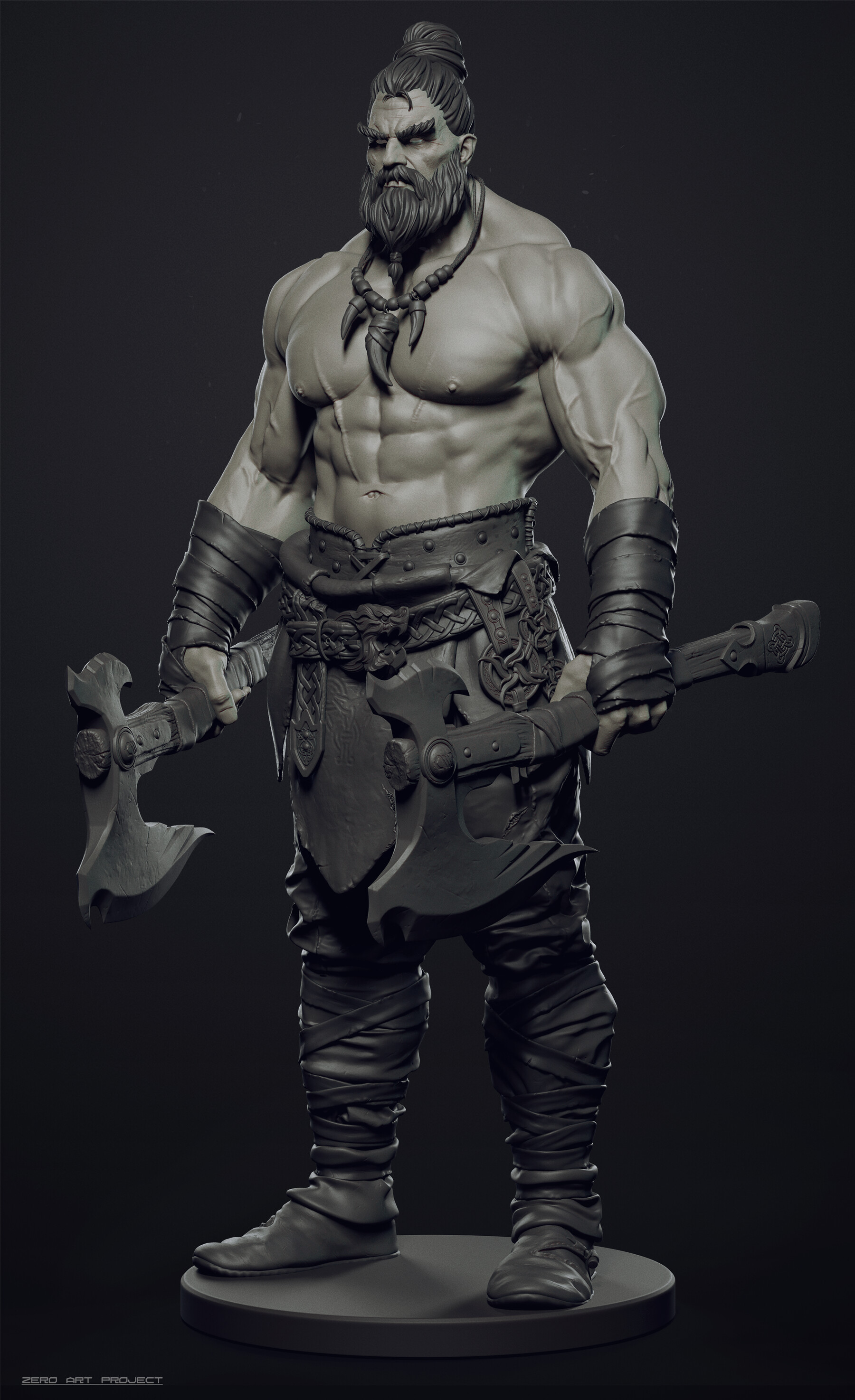 ArtStation - Barbarian - highpoly model | Resources