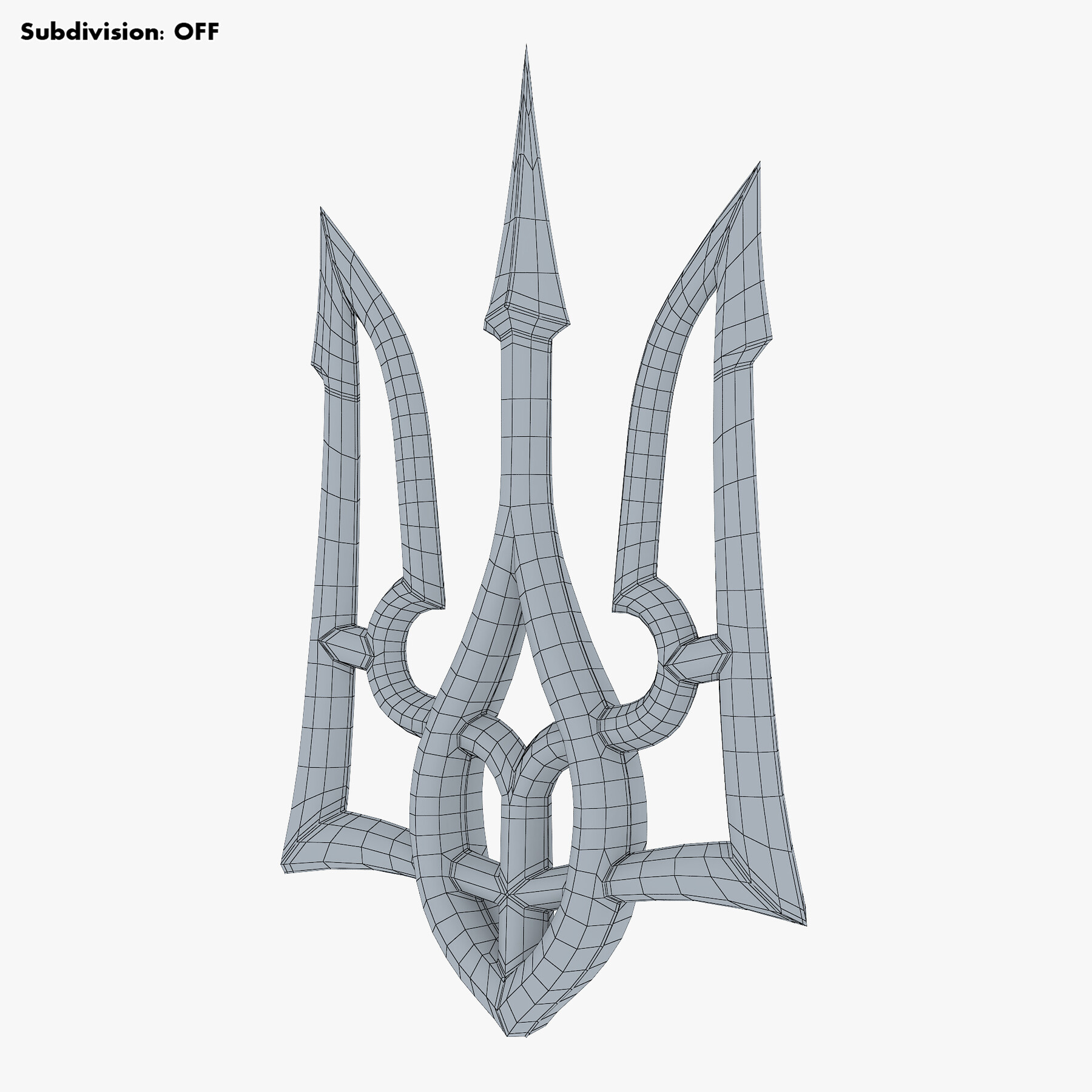 ArtStation - Stylized Ukrainian Tryzub M 3 | Resources