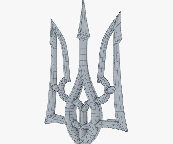 ArtStation - Stylized Ukrainian Tryzub M 3 | Resources