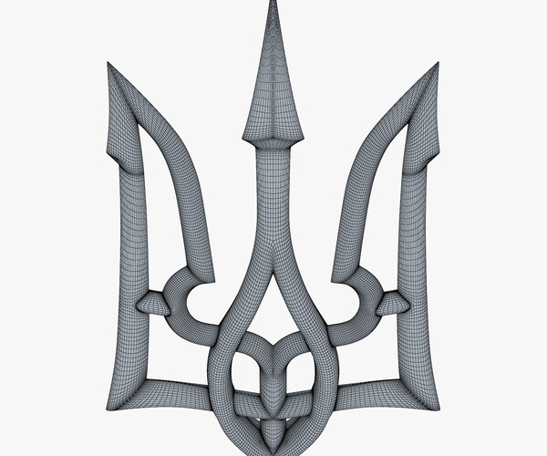 ArtStation - Stylized Ukrainian Tryzub M 3 | Resources