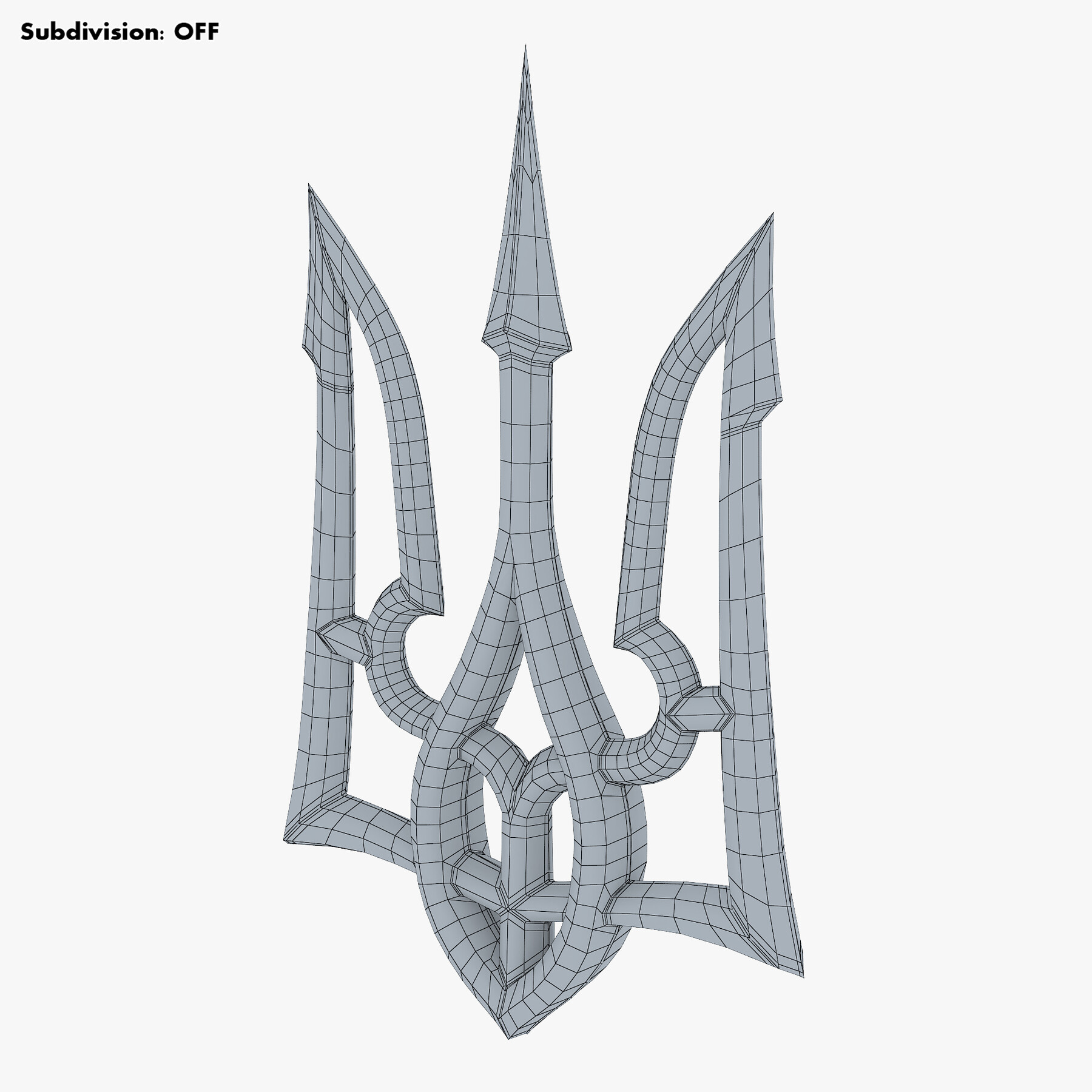 ArtStation - Stylized Ukrainian Tryzub M 3 | Resources