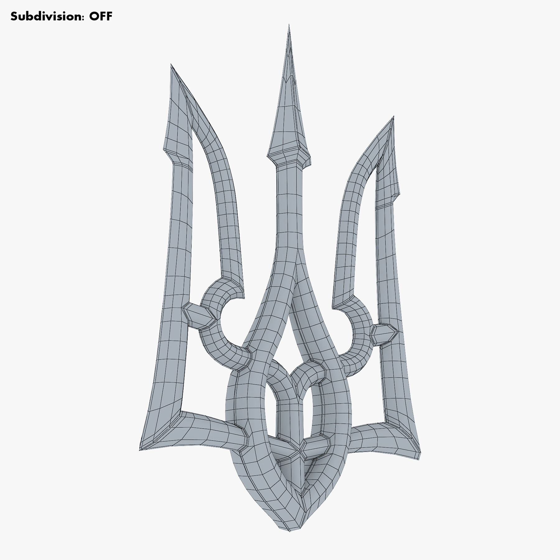 ArtStation - Stylized Ukrainian Tryzub M 3 | Resources