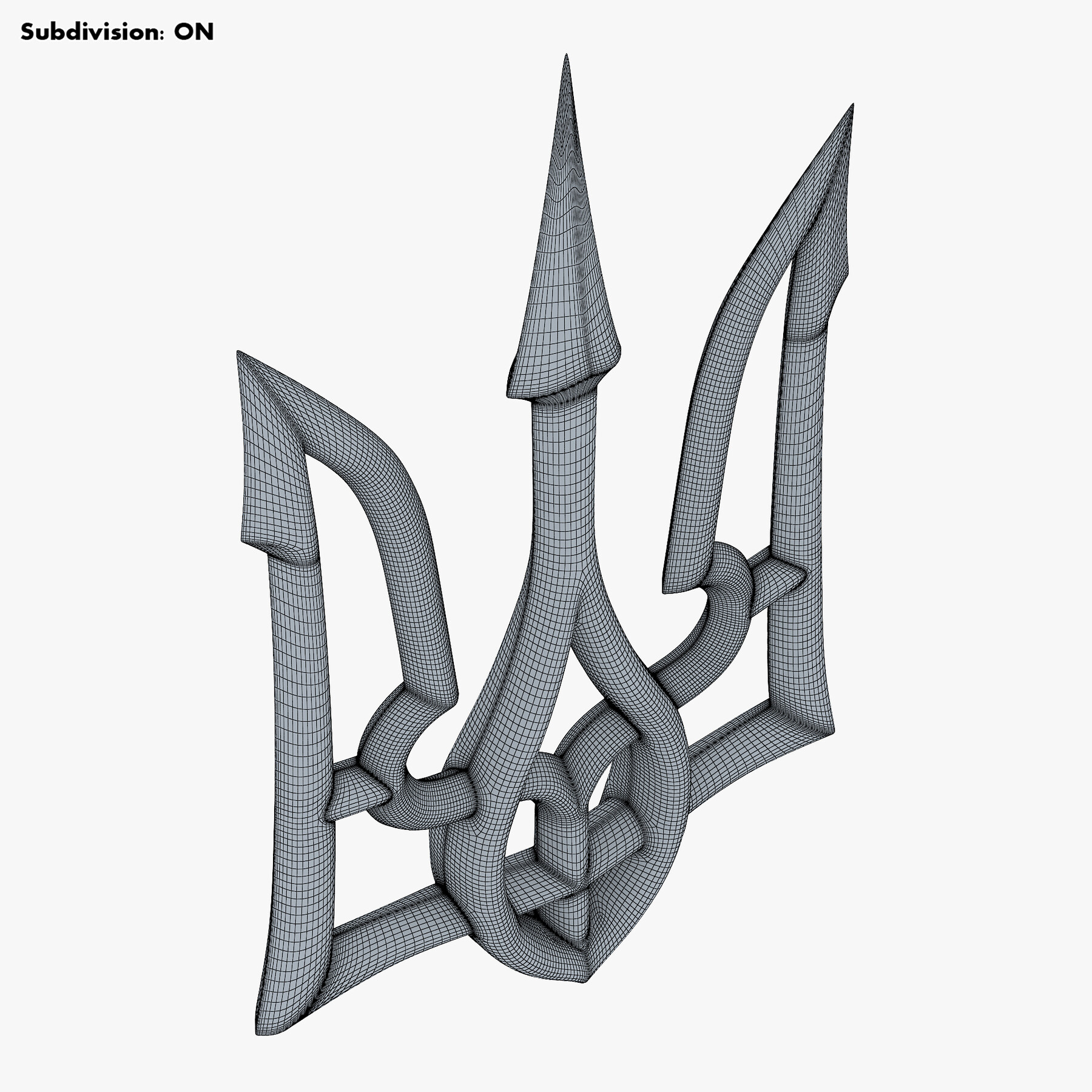 ArtStation - Stylized Ukrainian Tryzub M 3 | Resources
