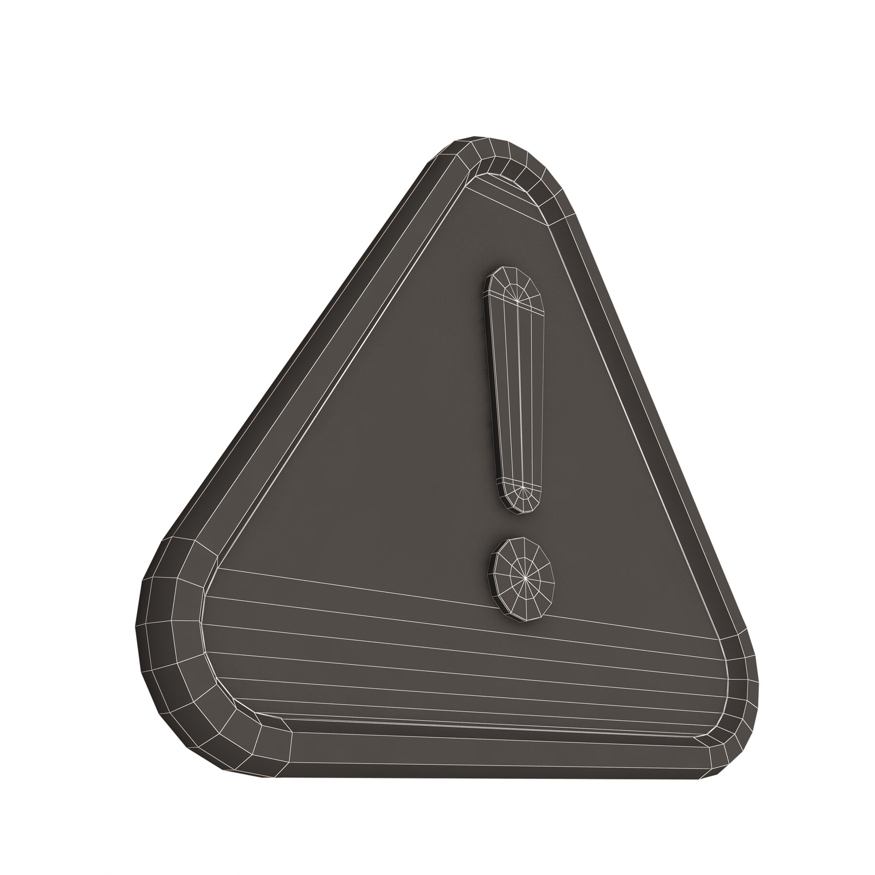 ArtStation - Red Warning Attention Sign | Resources