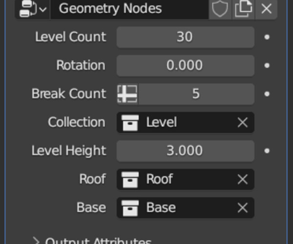 Artstation Building 001 Geometry Nodes Building Generator For Blender Resources