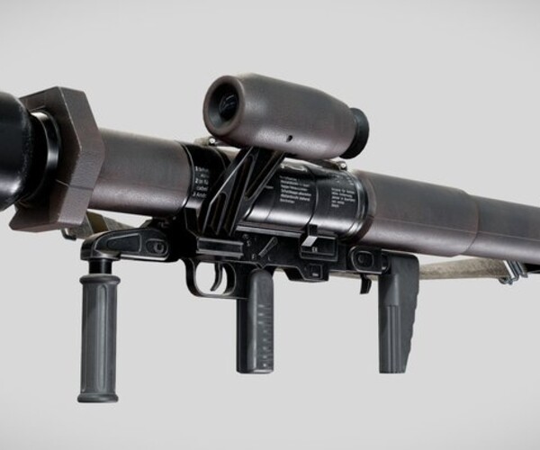 ArtStation - Panzerfaust 3 rocket launcher game ready asset | Game Assets