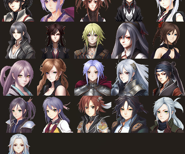 ArtStation - SRPG Studio Portrait Pack | Game Assets
