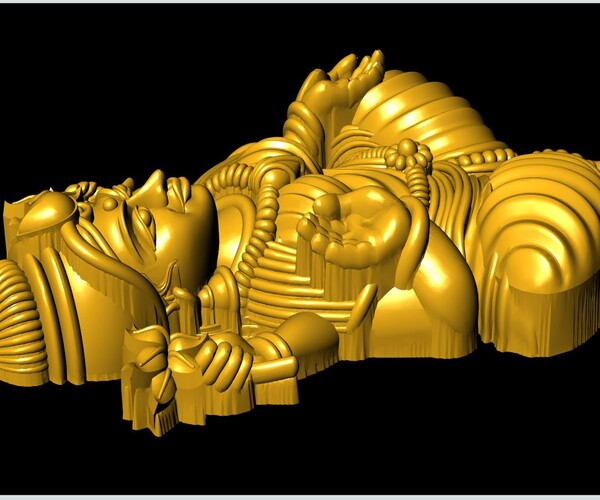 ArtStation - Laxmi devi pendant|lakshmi CAD file|laxmi jewelry file ...