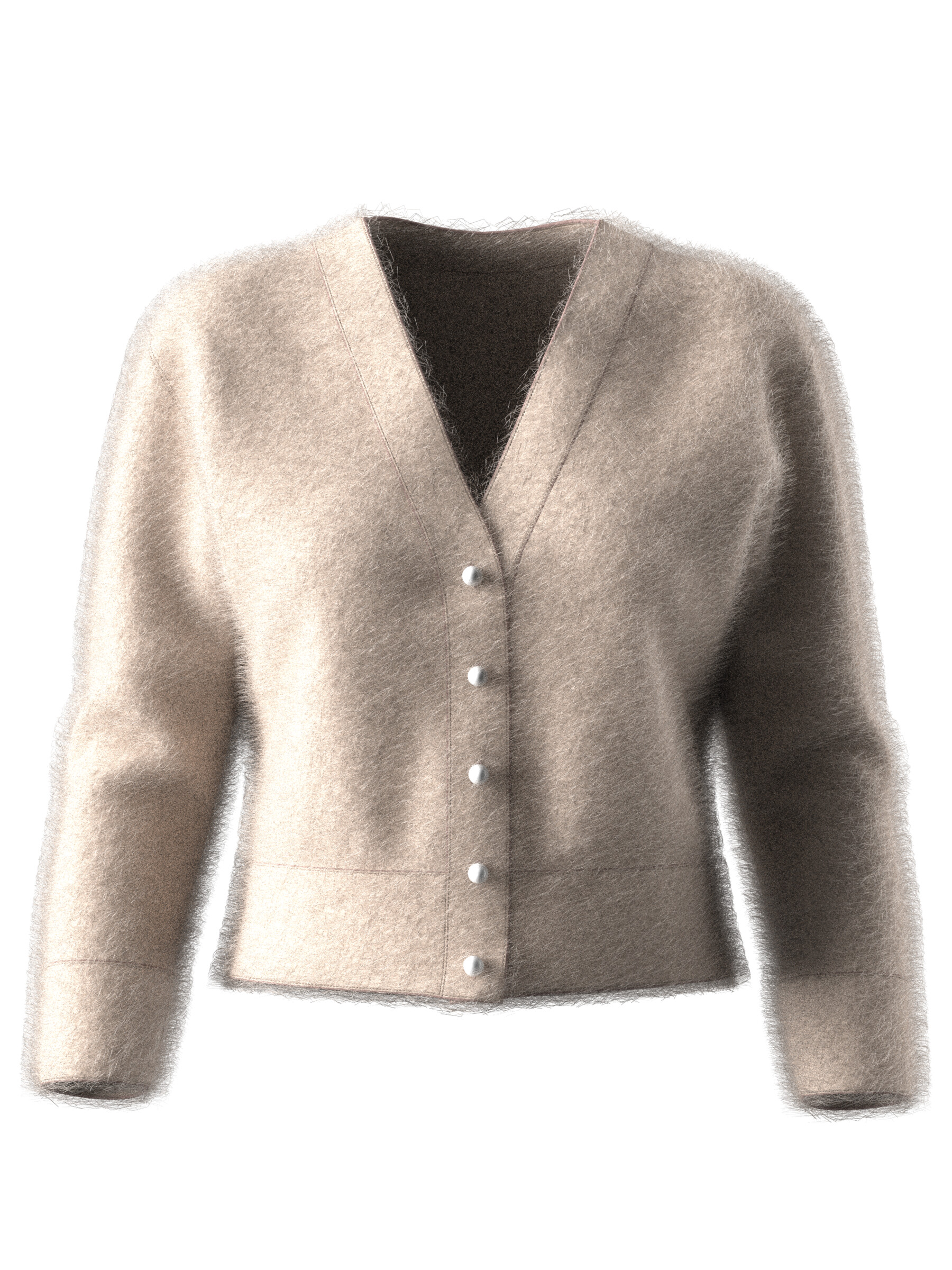 ArtStation - 3D WOOL CARDIGAN | Resources