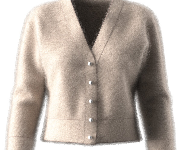ArtStation - 3D WOOL CARDIGAN | Resources