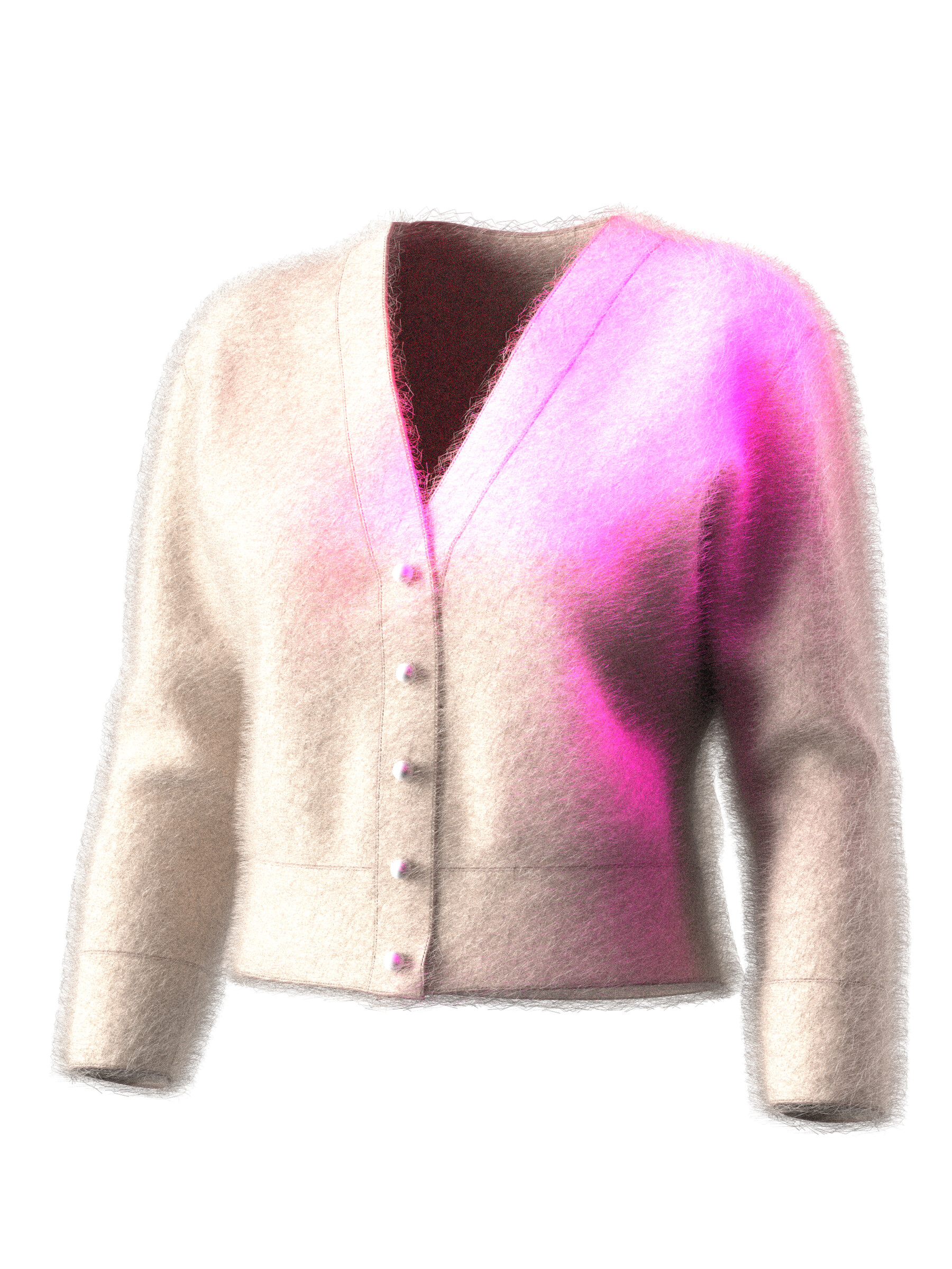 ArtStation - 3D WOOL CARDIGAN | Resources