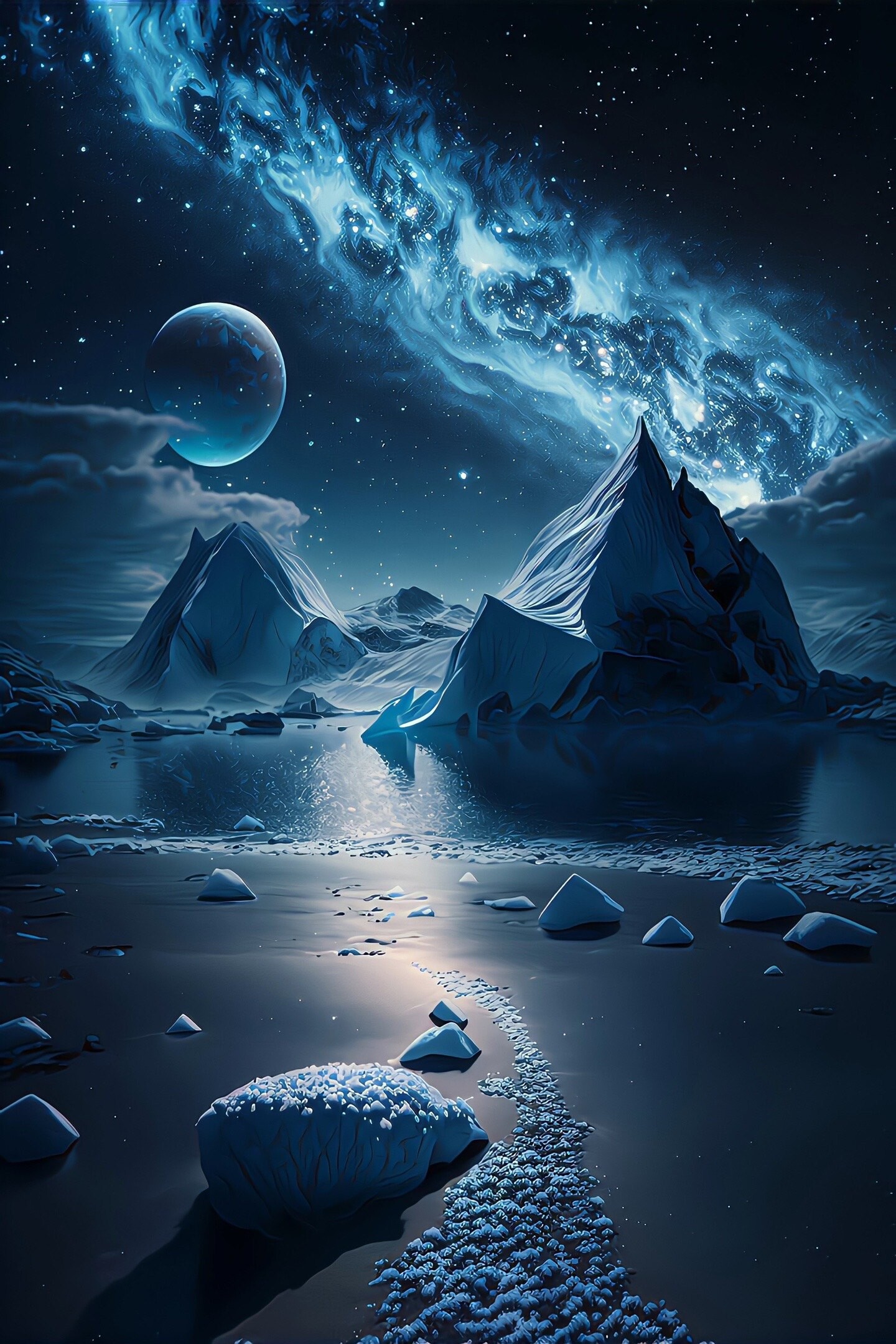 ArtStation - Blue dream group of pictures | Artworks