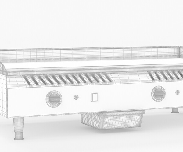 ArtStation - Electric Countertop Economy Griddles PG36 3D Model | Resources