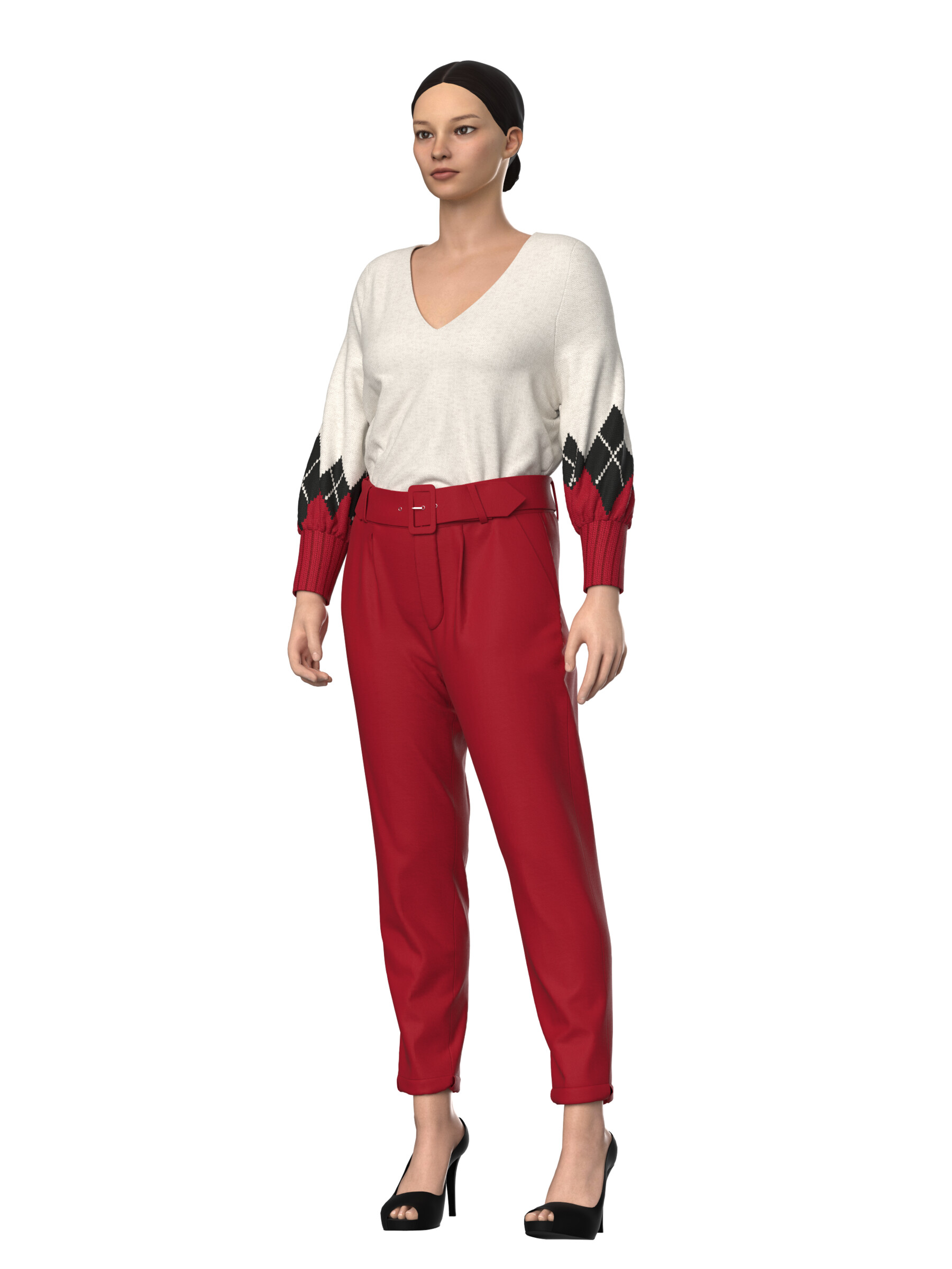 ArtStation - 3D WOVEN TROUSERS AND KNITWEAR | Resources