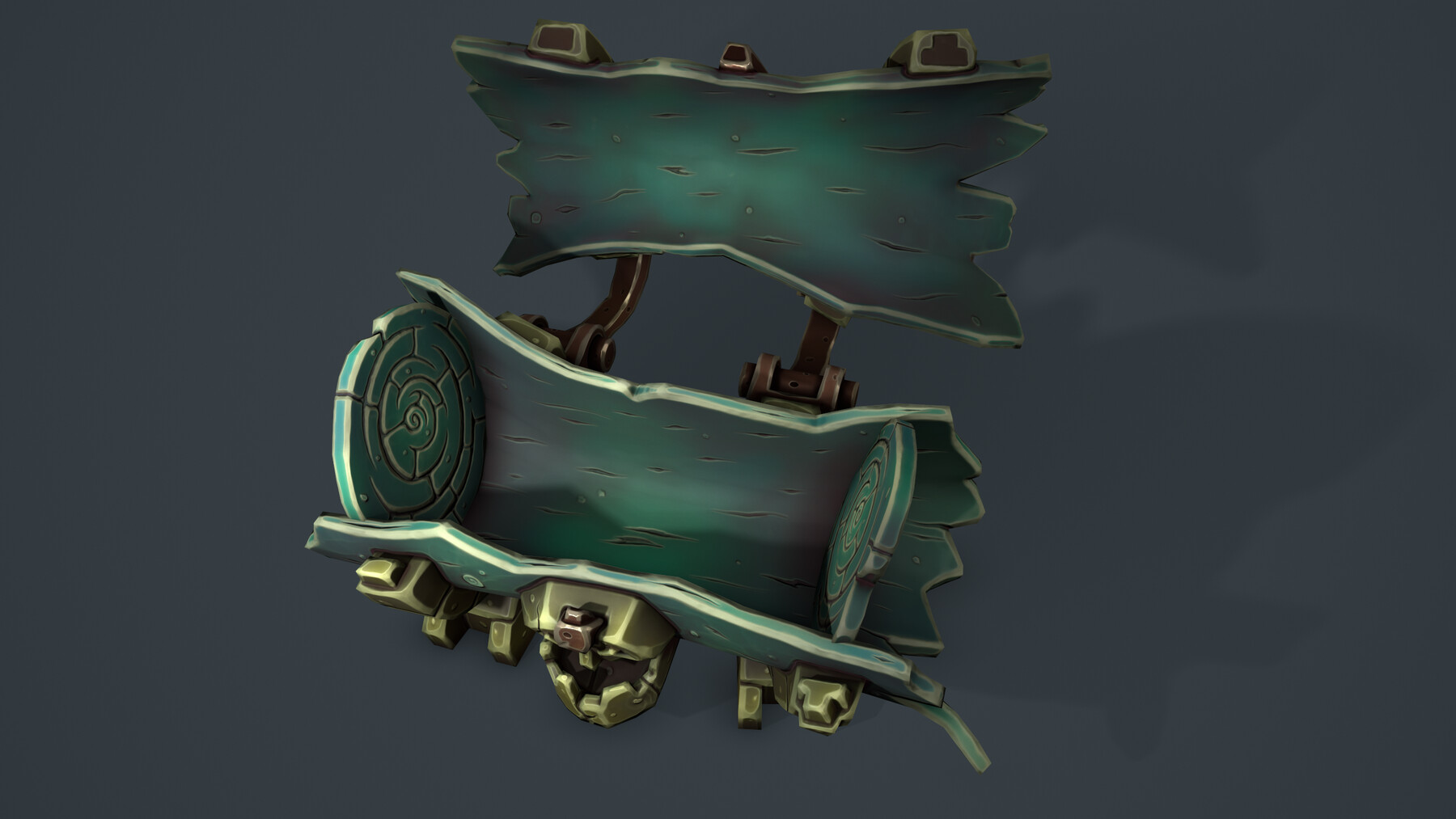 ArtStation - Log chest | Game Assets