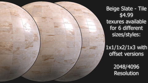 ArtStation - Beige Slate - Tile | Game Assets