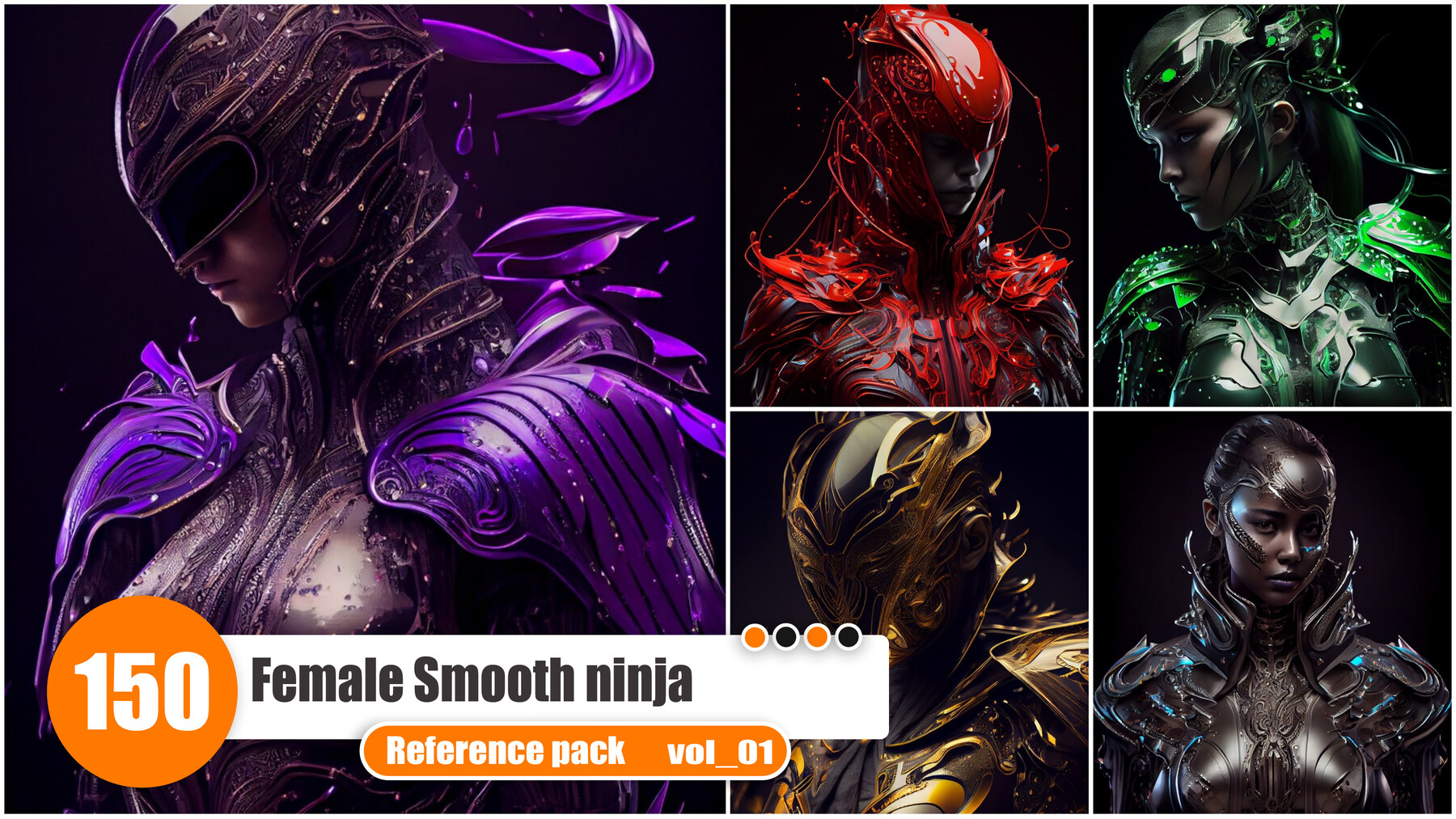 ArtStation - Female Smooth Ninja | Artworks
