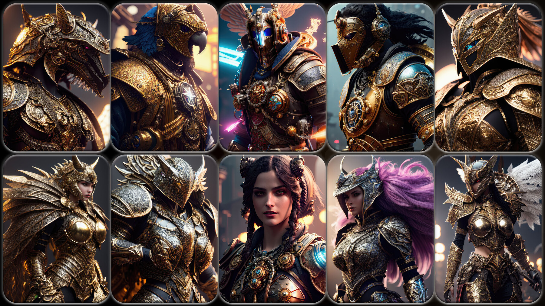 ArtStation - 300 Legendary Warriors Reference Pack | 4K | v.3 | Artworks