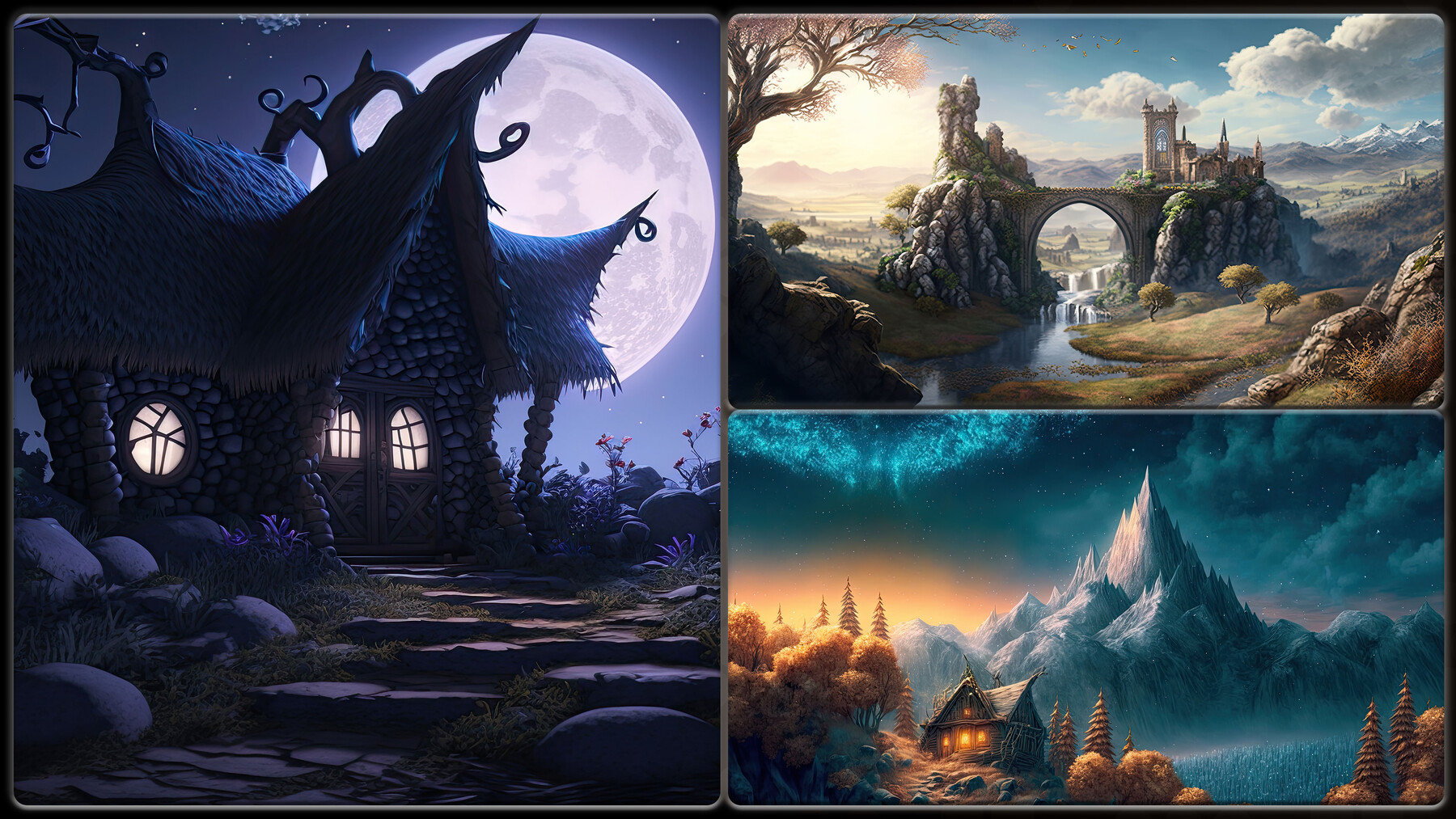 ArtStation - 100 Fantasy Environments Reference Pack | 8K | v.3 | Artworks