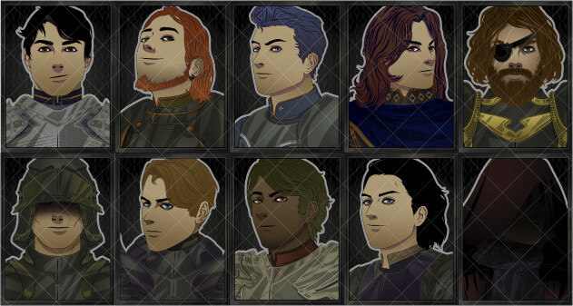ArtStation - 10 Knight Character Portraits | Game Assets