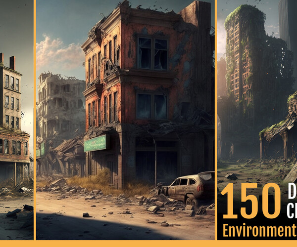 ArtStation - 150 Destroyed City references | Artworks