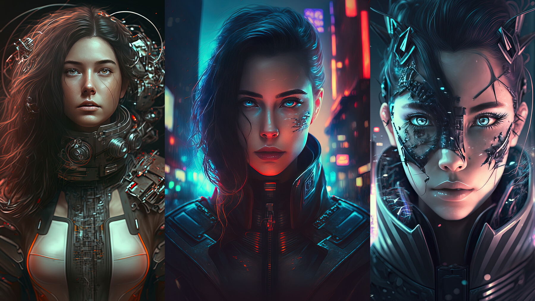 ArtStation - 99 arts - Cyber Girl - Concept Reference Pack Vol.01 ...