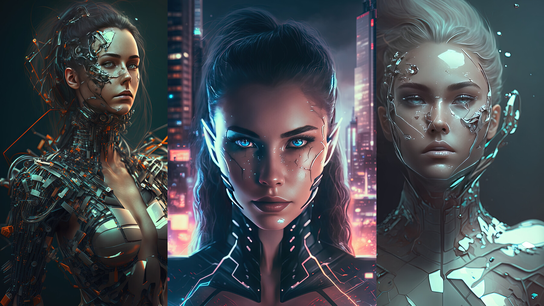 ArtStation - 99 arts - Cyber Girl - Concept Reference Pack Vol.01 - More Than 6K Resolution ...