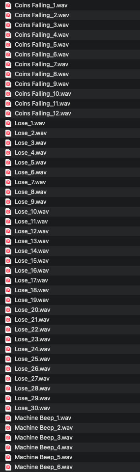 ArtStation - Casino Slot Machine SFX | Game Assets