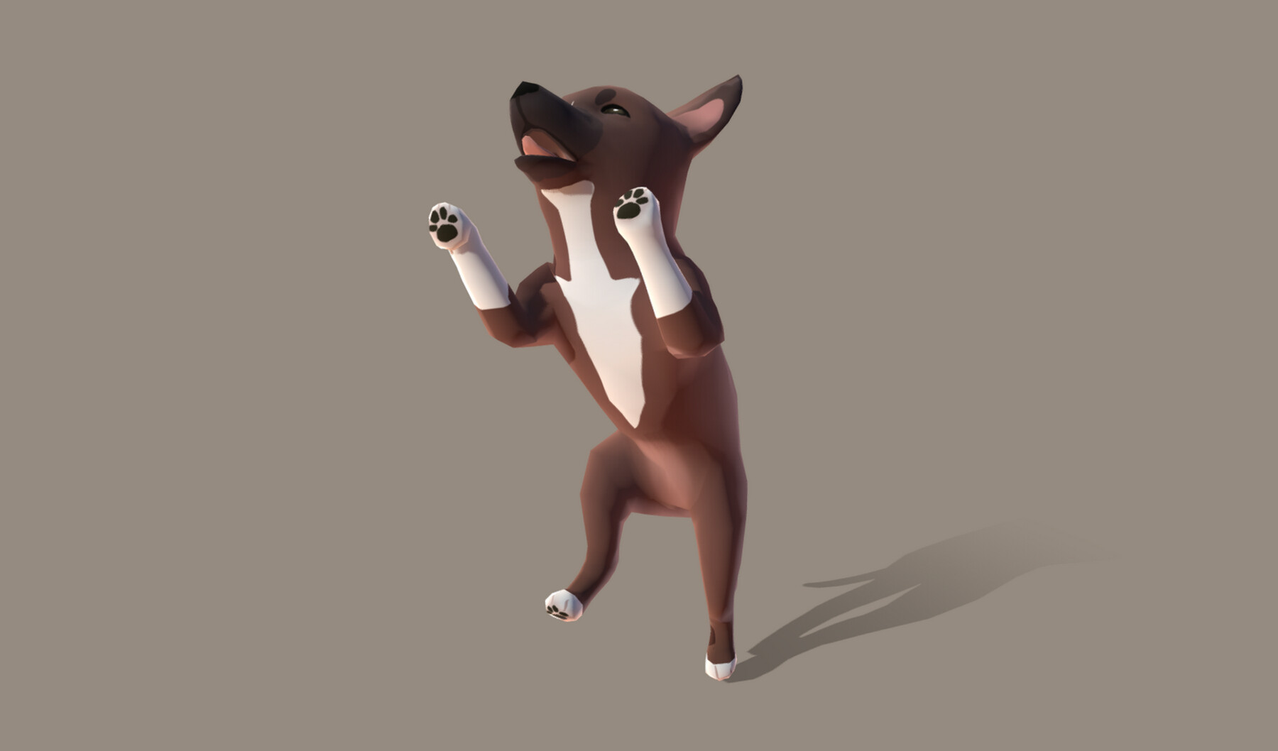 ArtStation - DOG Full Animations - Basenji | Game Assets