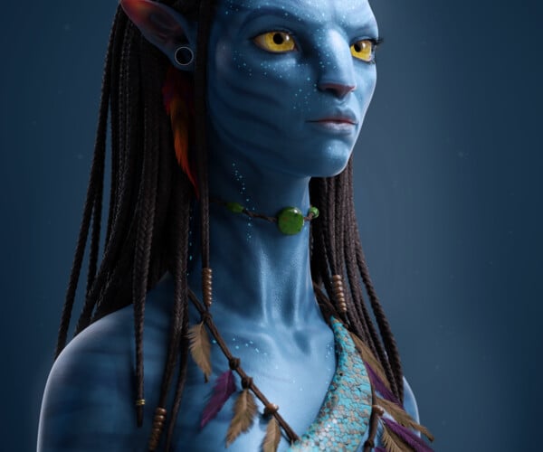 ArtStation - Avatar Character modeling - Blender - Full videos recorded ...