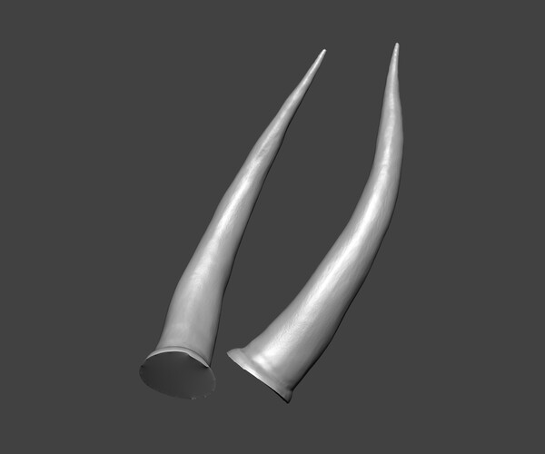 ArtStation - 8 IMM Creature horns set (OBJ & ZTOOL FILES) | Brushes