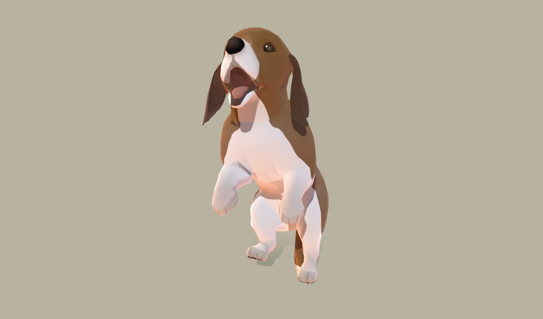 ArtStation - DOG Full Animations - Beagle | Game Assets