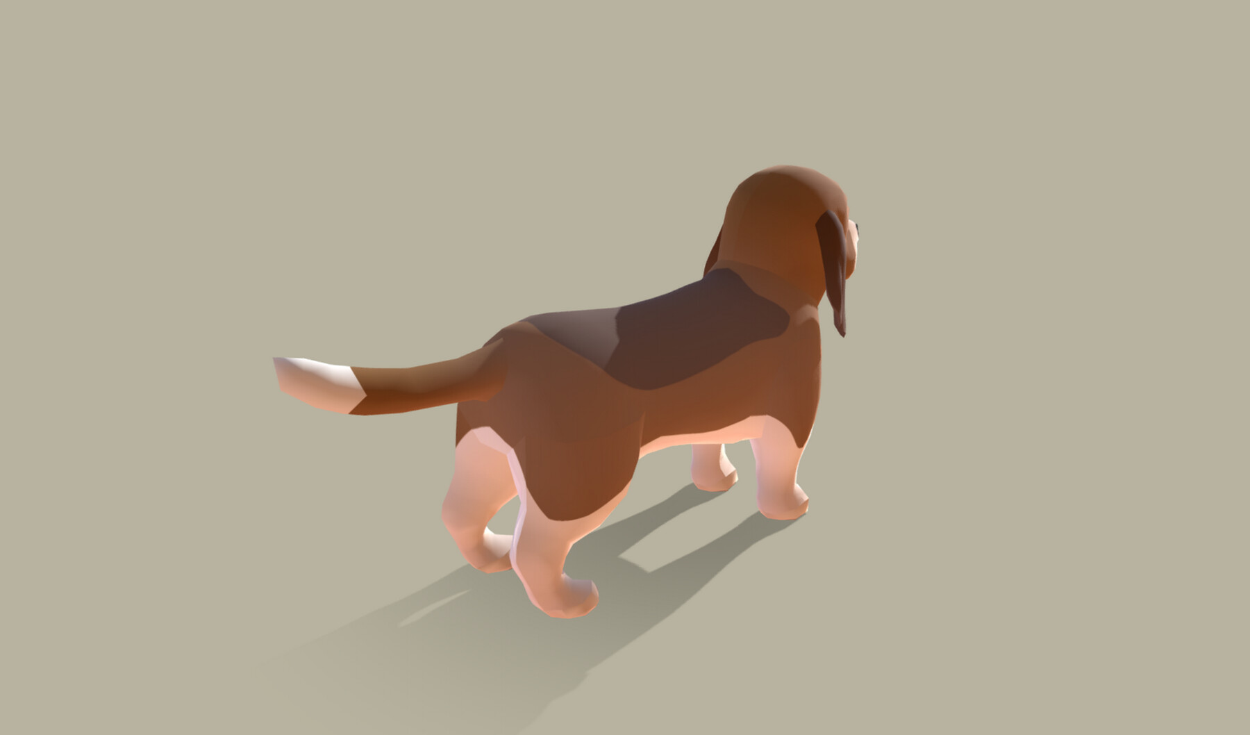 ArtStation - DOG Full Animations - Beagle | Game Assets