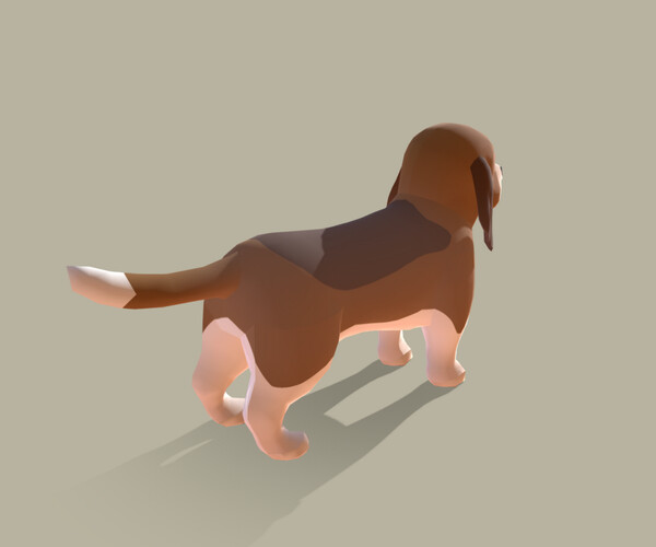 ArtStation - DOG Full Animations - Beagle | Game Assets