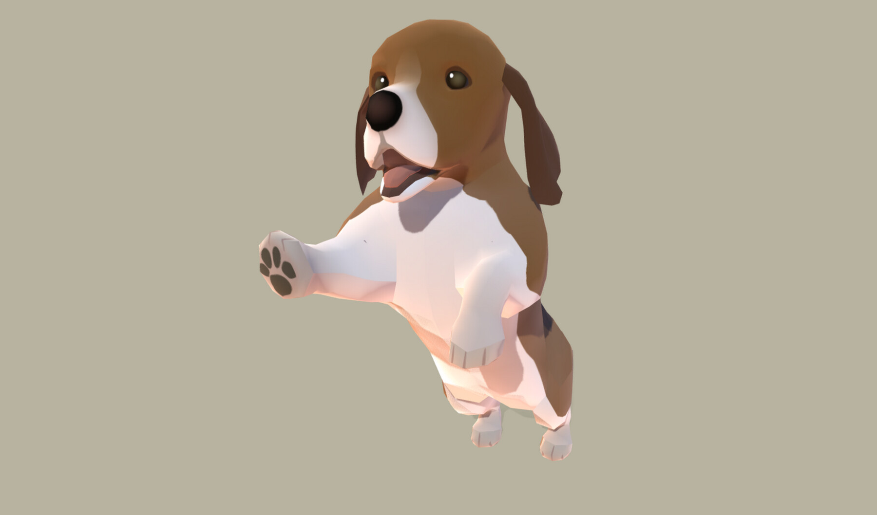 ArtStation - DOG Full Animations - Beagle | Game Assets