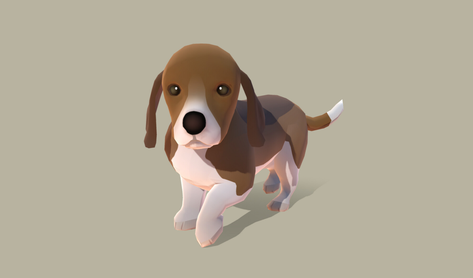 ArtStation - DOG Full Animations - Beagle | Game Assets