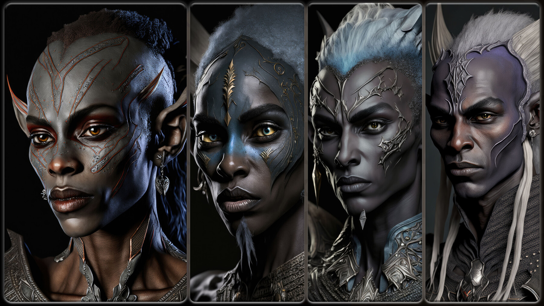 ArtStation - 100 Realistic Dark Elf Reference Pack | 8K | v.1 | Artworks