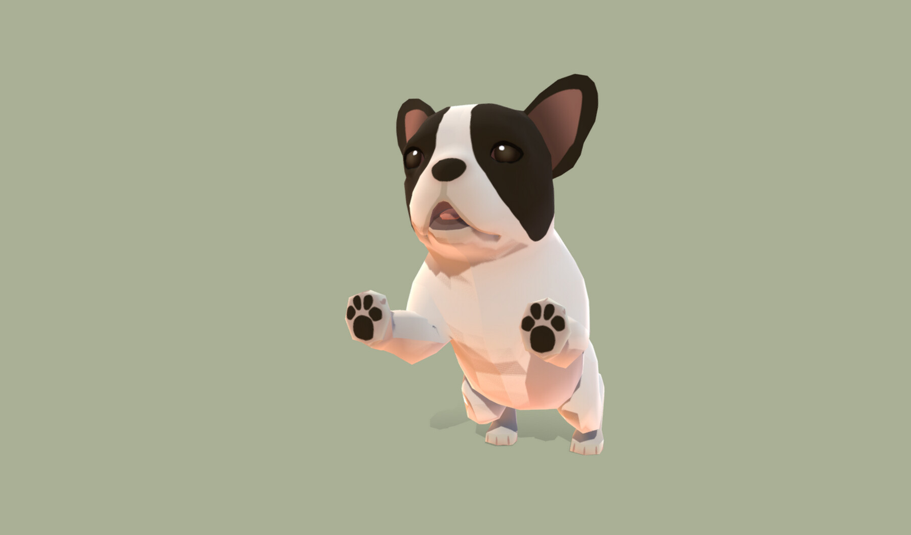 ArtStation - DOG Full Animations - Boston Terrier | Game Assets