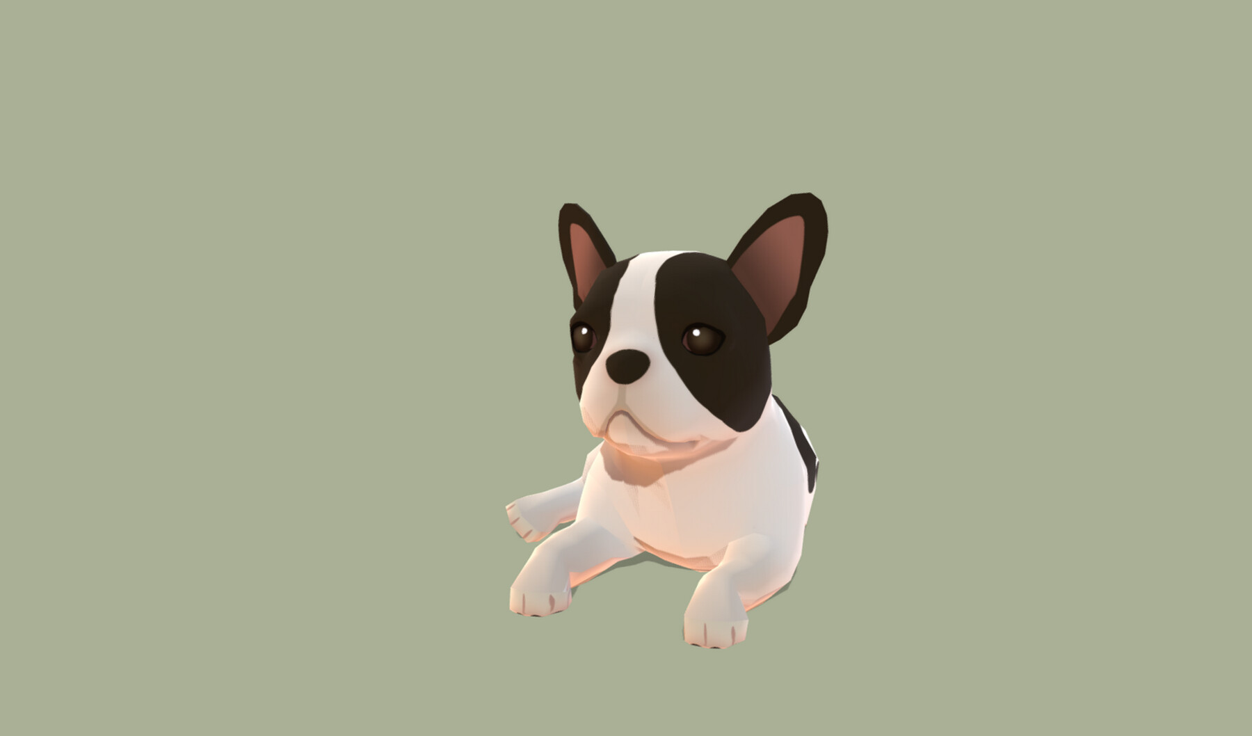 ArtStation - DOG Full Animations - Boston Terrier | Game Assets