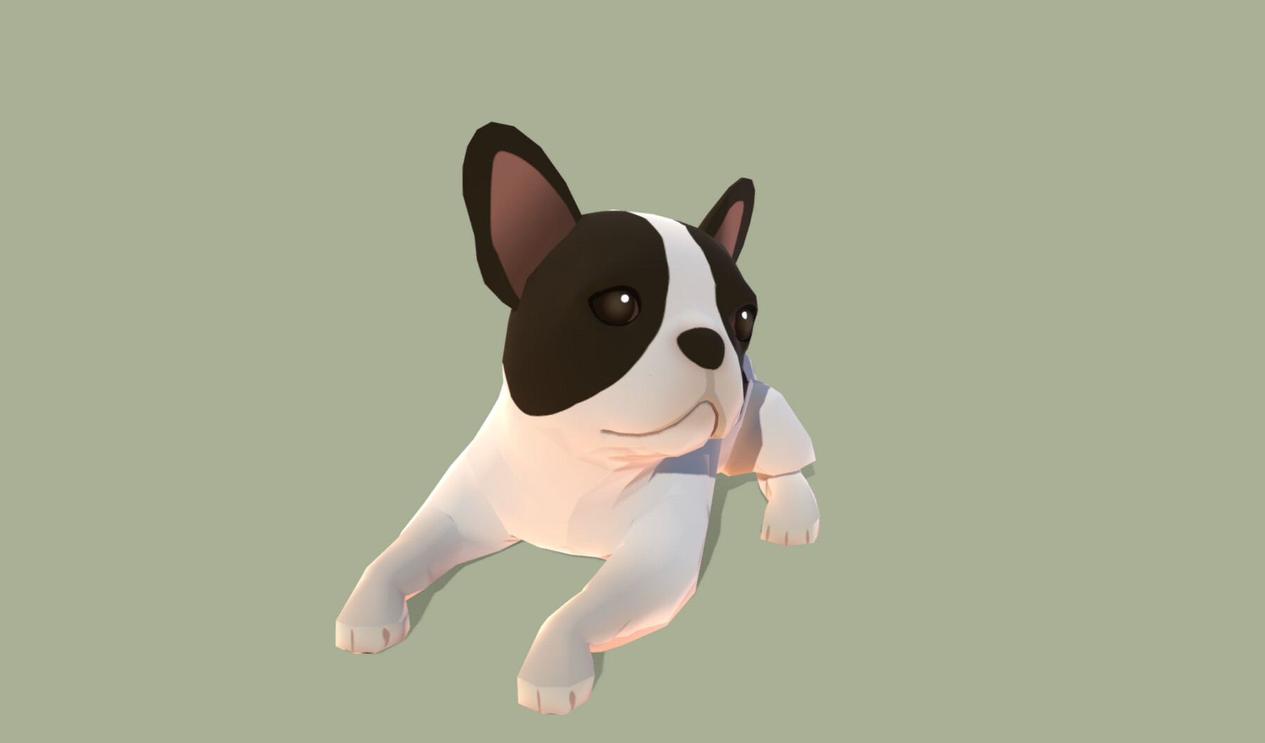 ArtStation - DOG Full Animations - Boston Terrier | Game Assets