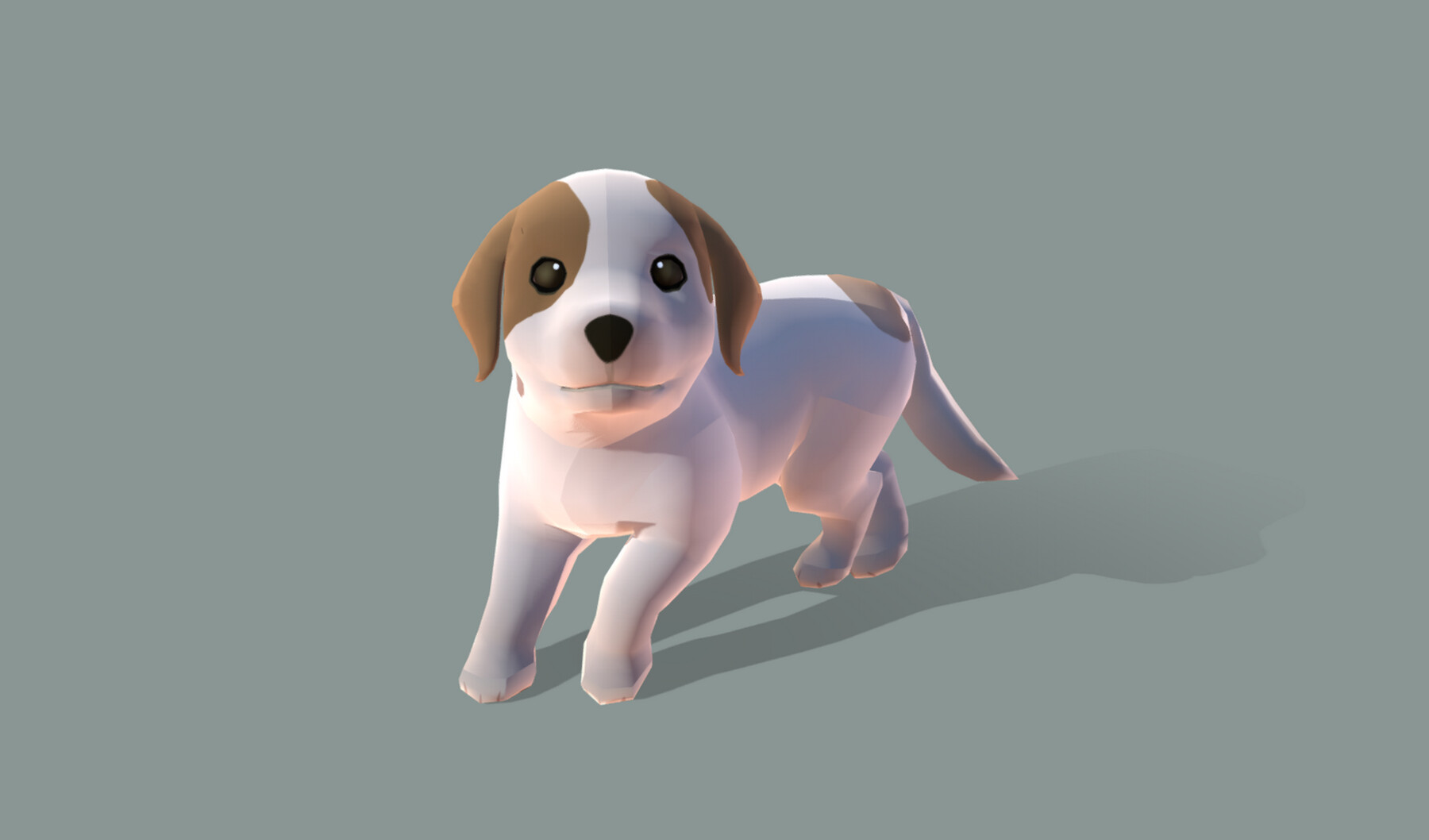 ArtStation - DOG Full Animations - Brittany Spaniel | Game Assets