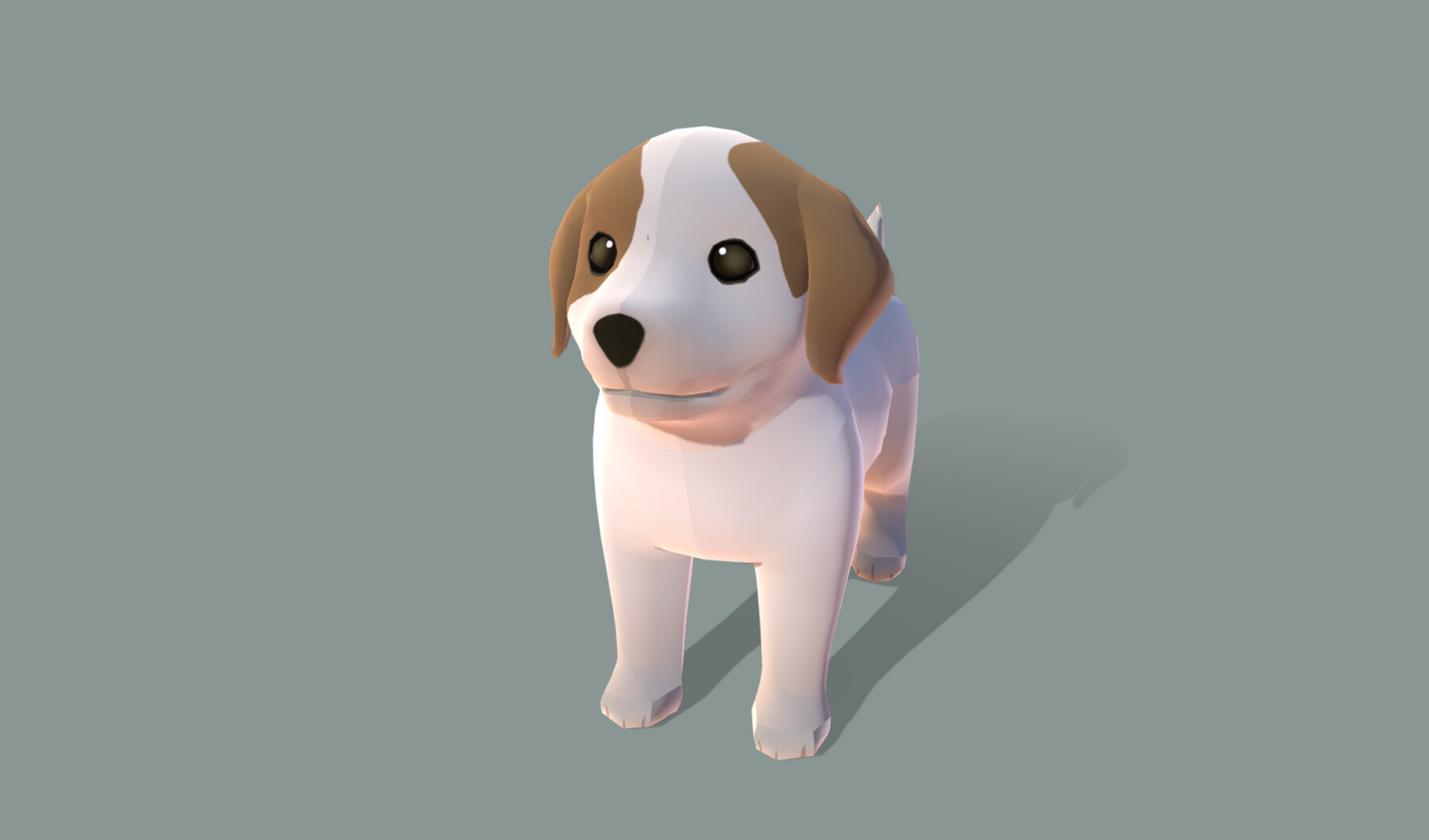 ArtStation - DOG Full Animations - Brittany Spaniel | Game Assets