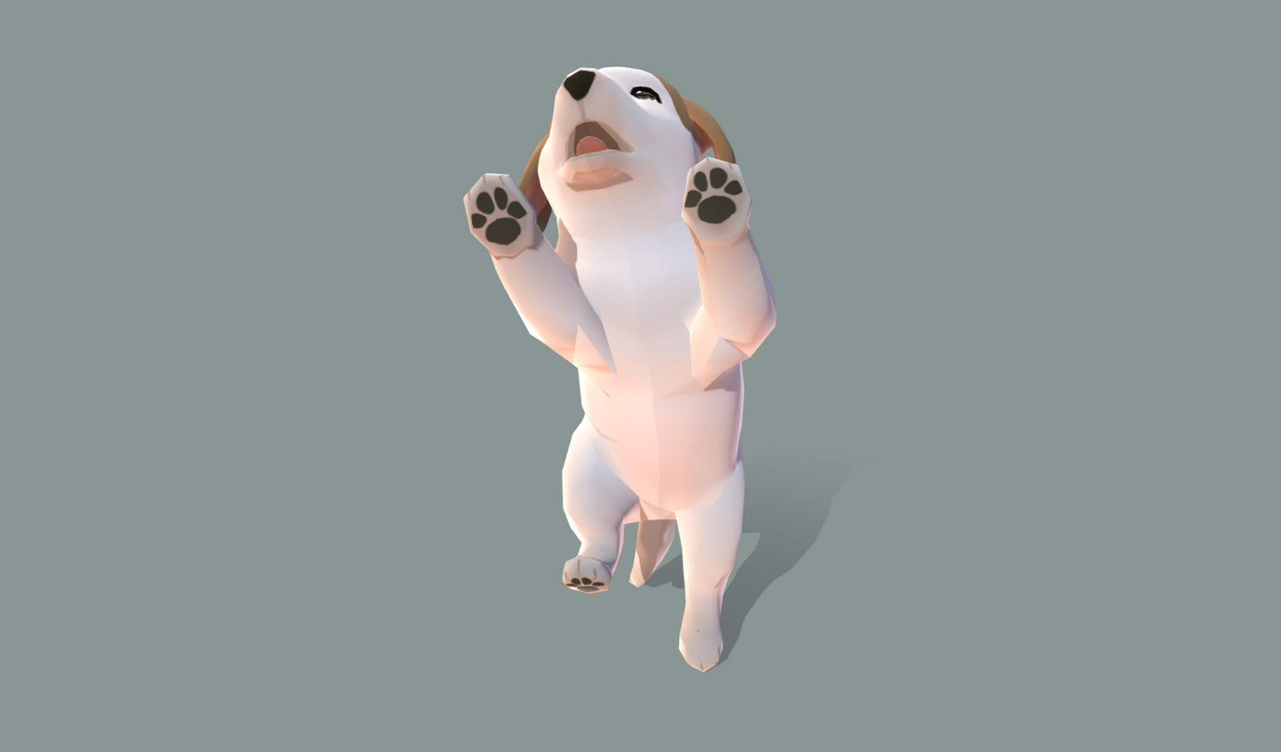 ArtStation - DOG Full Animations - Brittany Spaniel | Game Assets